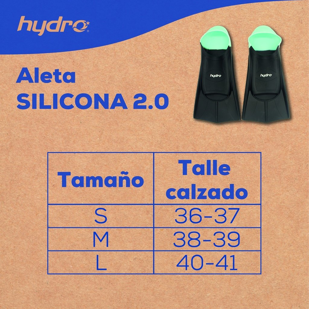 Aletas cortas silicona Hydro 2.0 – Andarivel 4